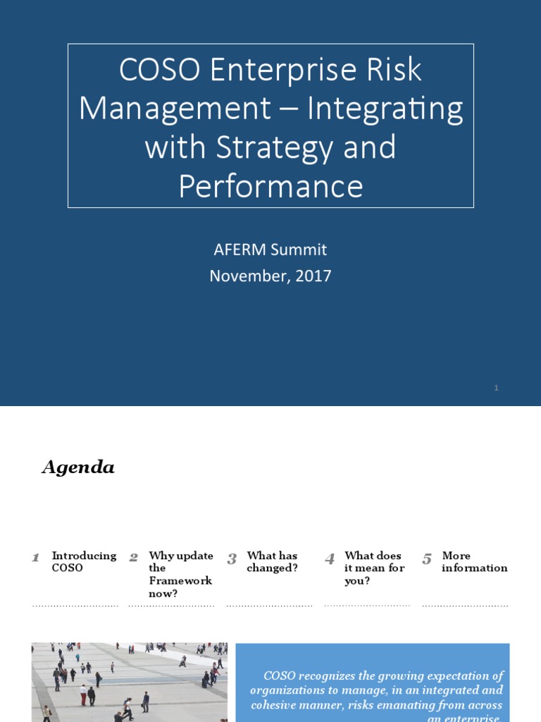 COSO Slides | PDF | Enterprise Risk Management | Risk Management