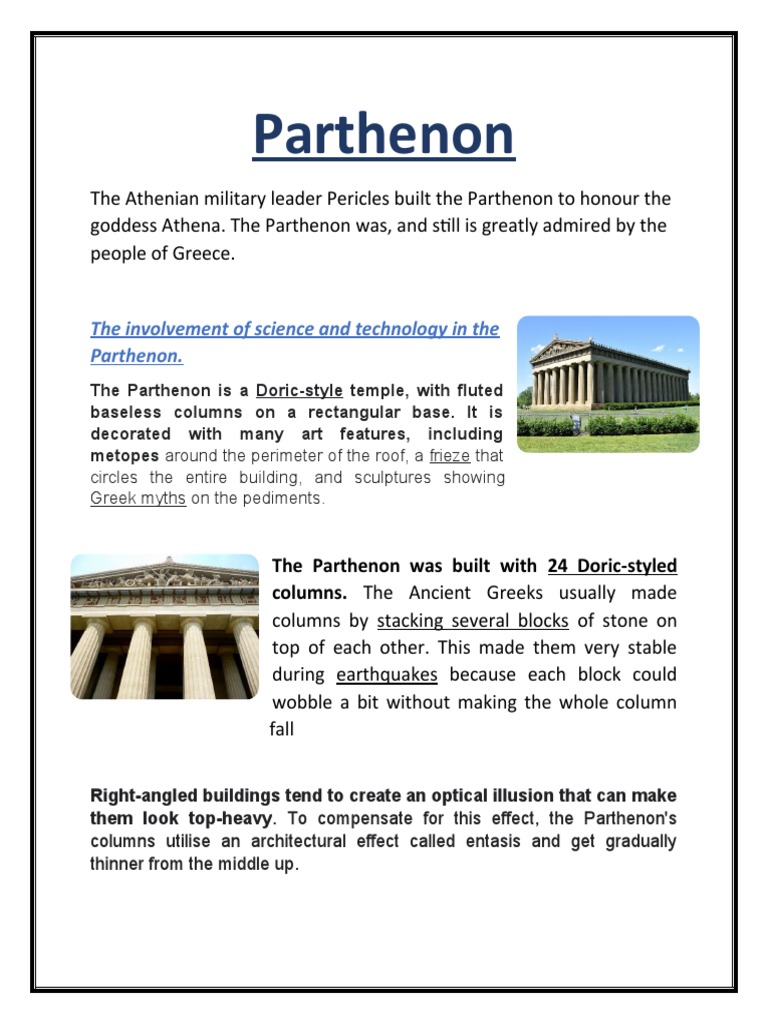 Parthenon | PDF | Ancient Greece | Classical Antiquity