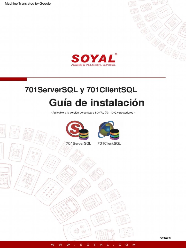 Guia de instalación software versión SQL Españ | PDF | Hardware de la ...