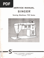 Singer 6233, 6234 & 6235 Service Manual | PDF | Sewing Machine | Gear