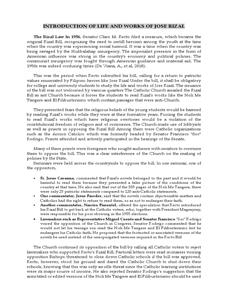 Life and Works of Jose Rizal Compilation | PDF