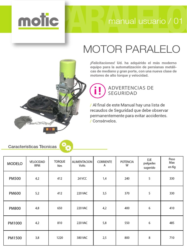 Manual Paralelos | PDF | Eje | Tornillo