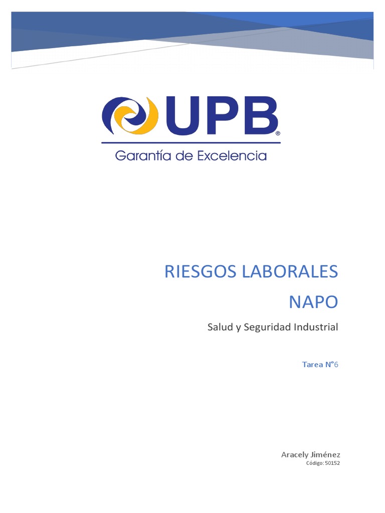 Napo Riesgos Laborales Jimenez | PDF
