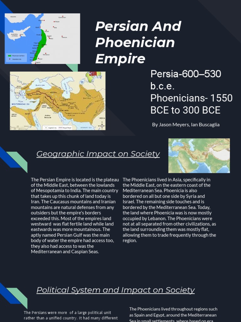 Persian Phoenician Jay Ian | PDF | Achaemenid Empire | Phoenicia