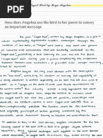 Caged Bird Essay | PDF | Poetry | Maya Angelou