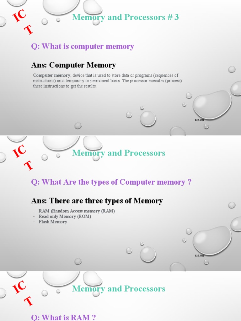Chap # 3 Memory | PDF | Computer Data Storage | Read Only Memory
