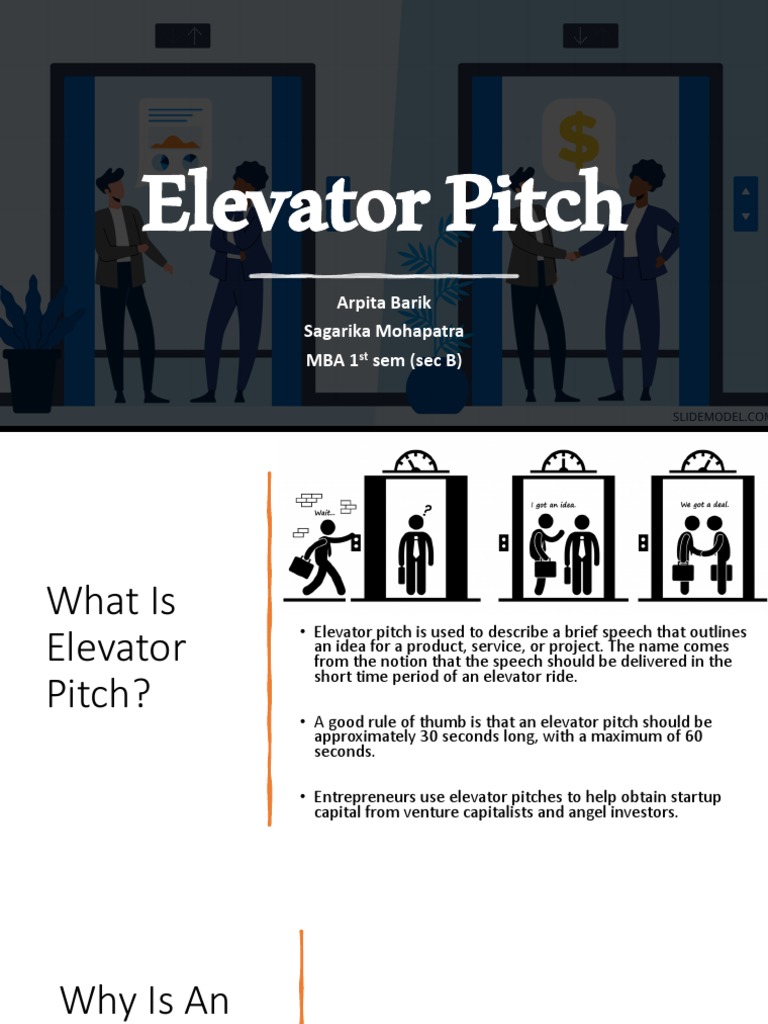 Elevator Pitch | PDF