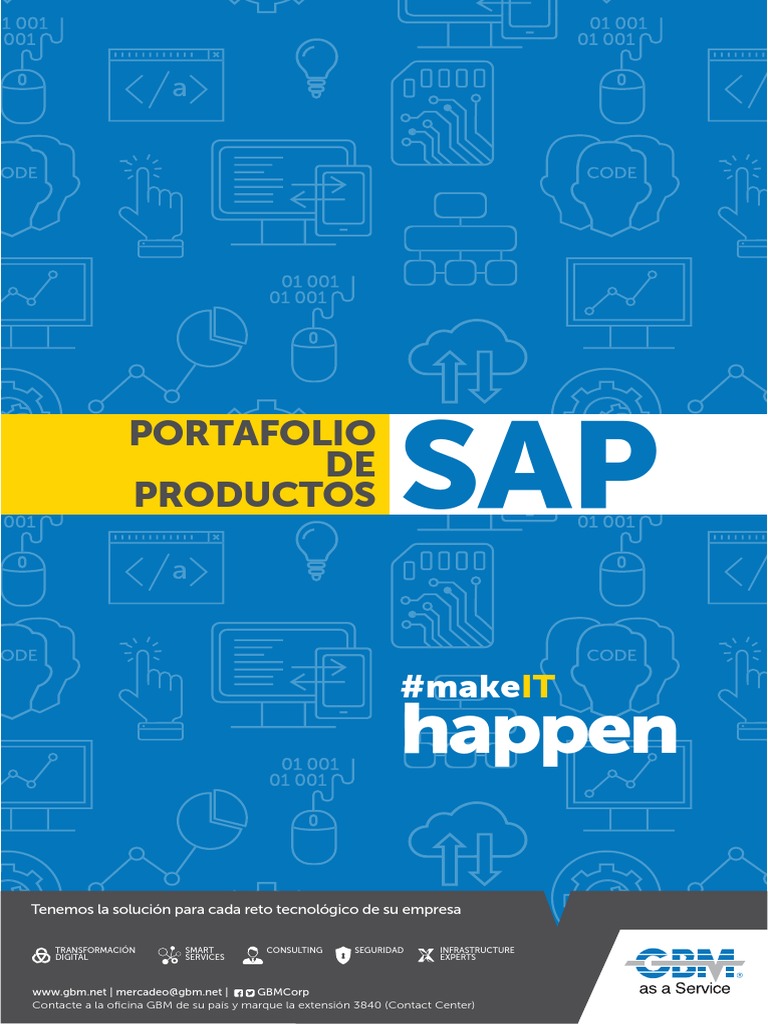 Portafolio de Productos SAP | PDF | Inteligencia de negocios | Planificación de recursos ...