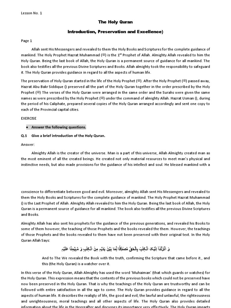 Islamyat Notes | PDF | Religion & Spirituality