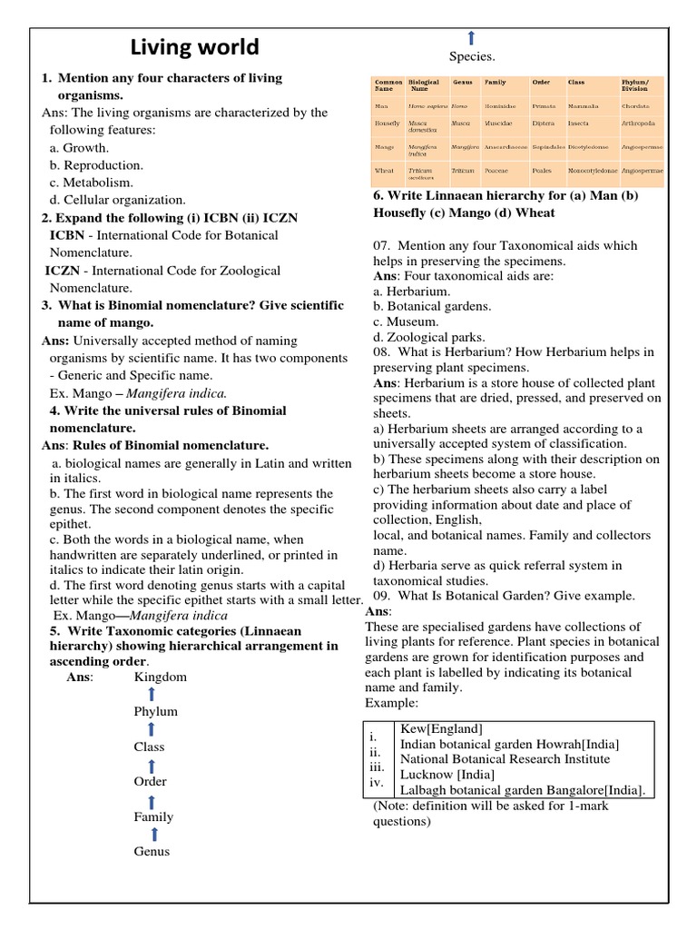 Biolog Question Bank | PDF | Tissue (Biology) | Genus