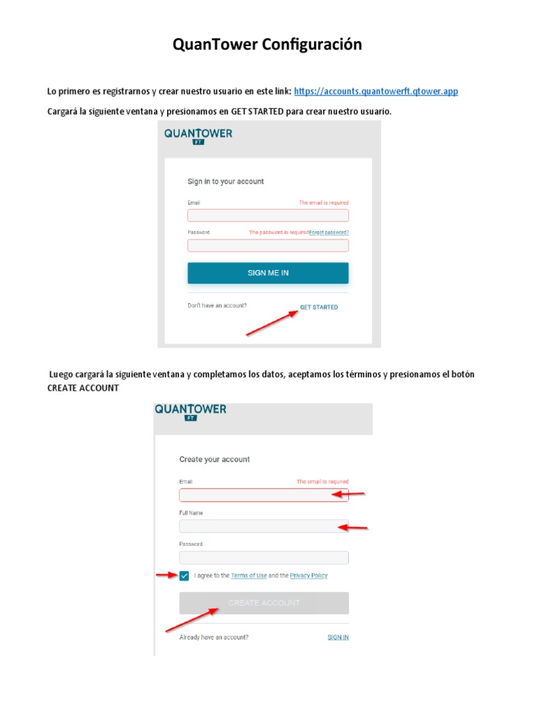 QuanTower Configuración | PDF | Desarrollo de software | Ciencias de la Computación