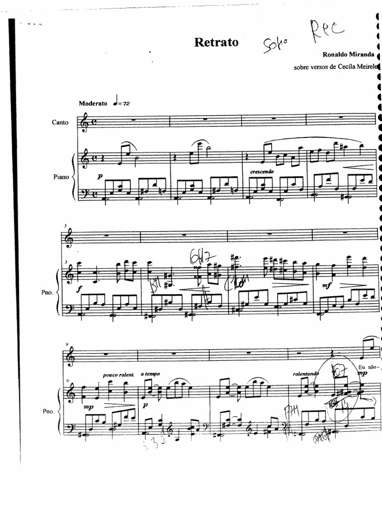 Retrato Ronaldo Miranda | PDF