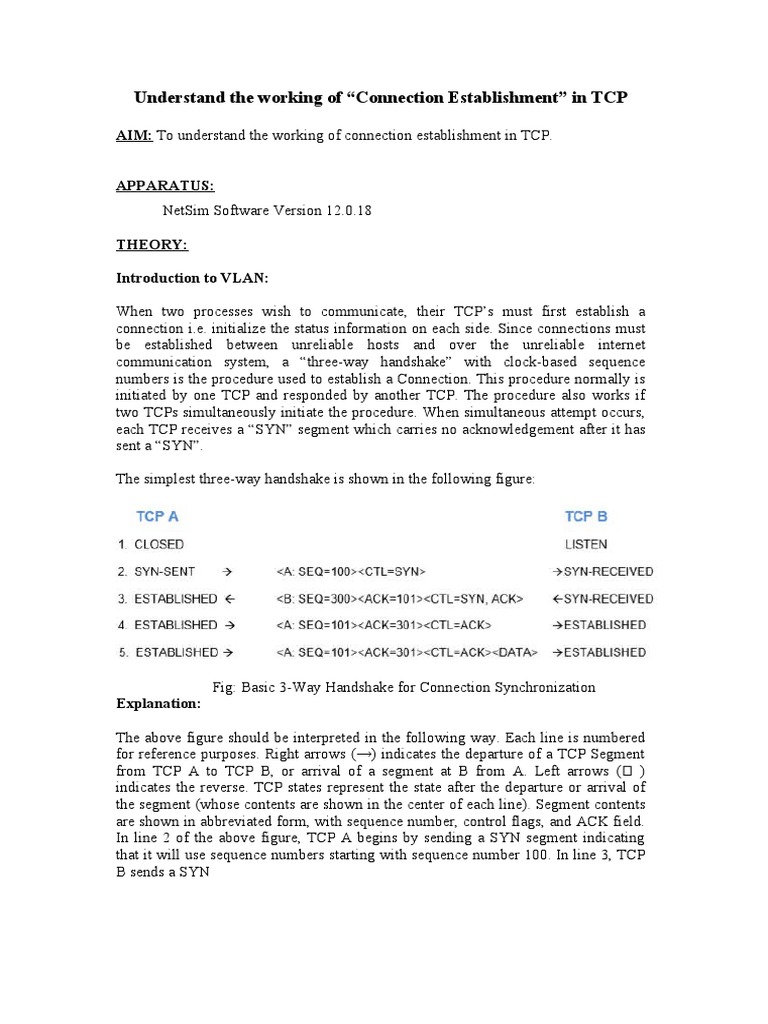 Understanding the Three-Way Handshake for TCP Connection Establishment ...