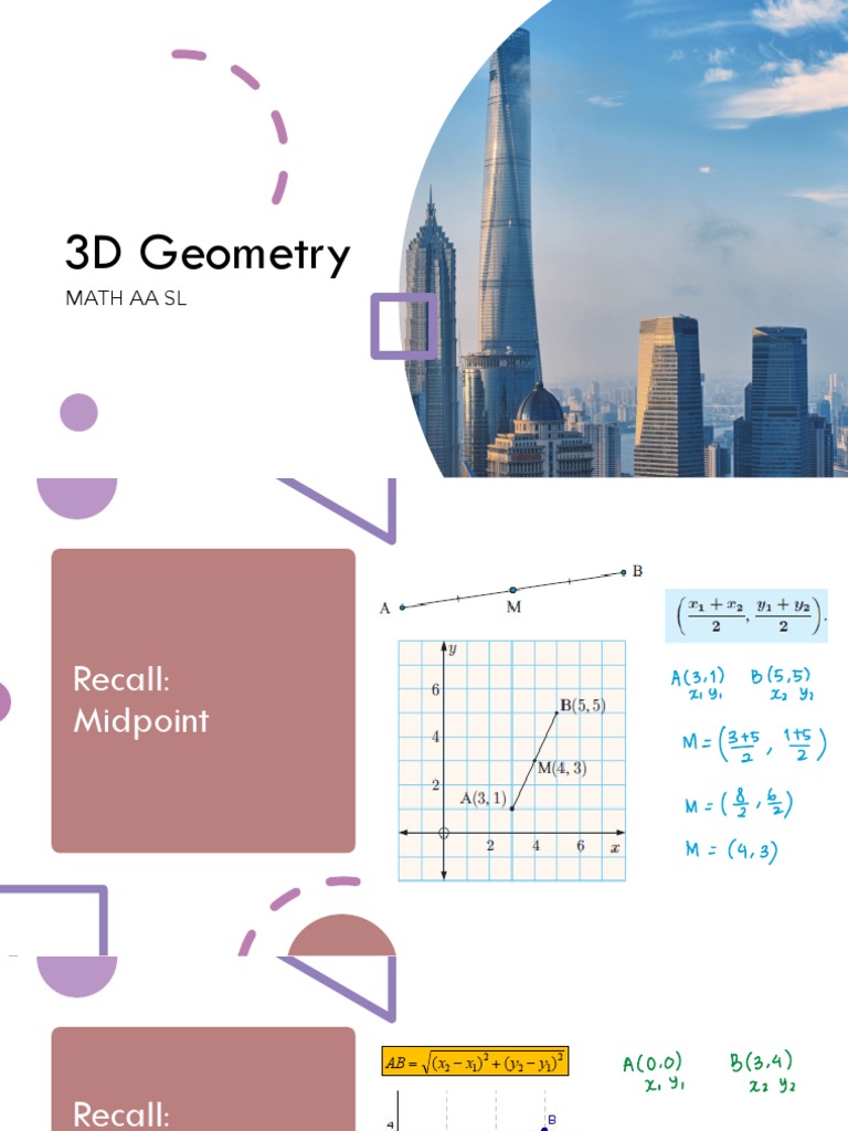 3D Geometry | PDF