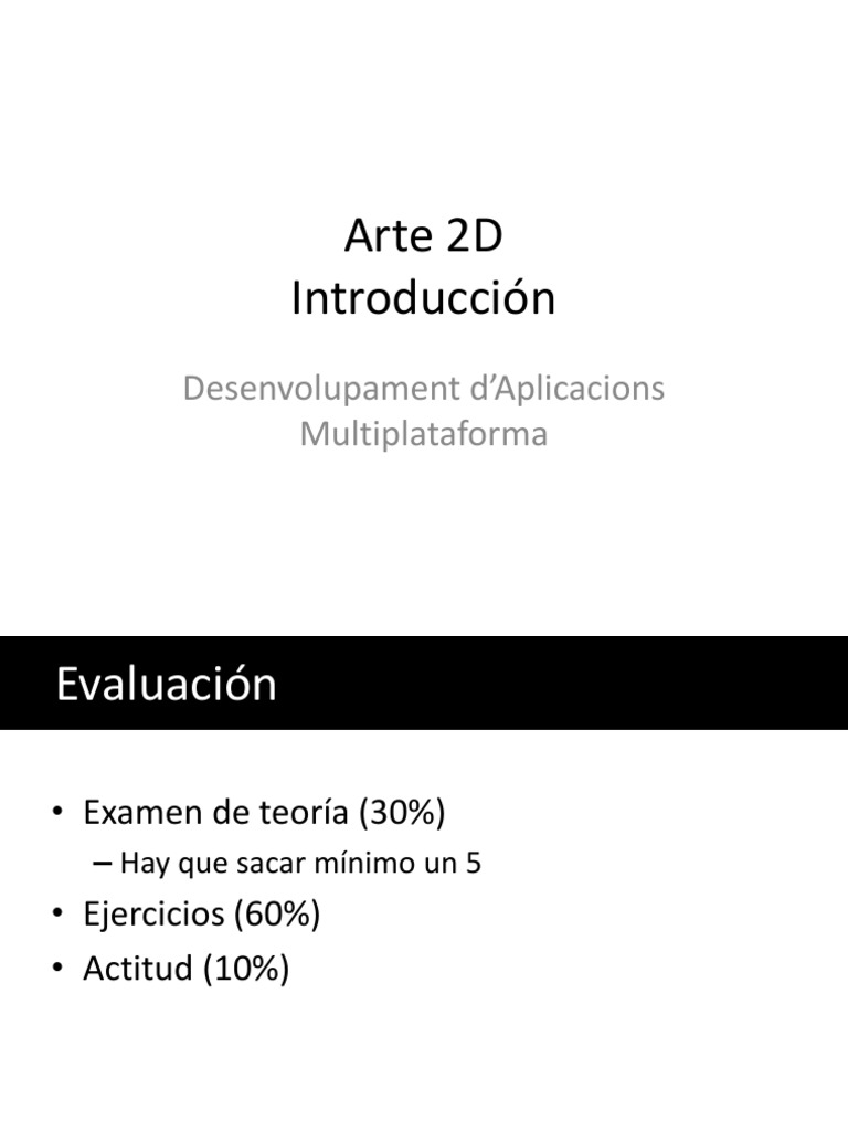 Arte 2D - Tema 0 | PDF