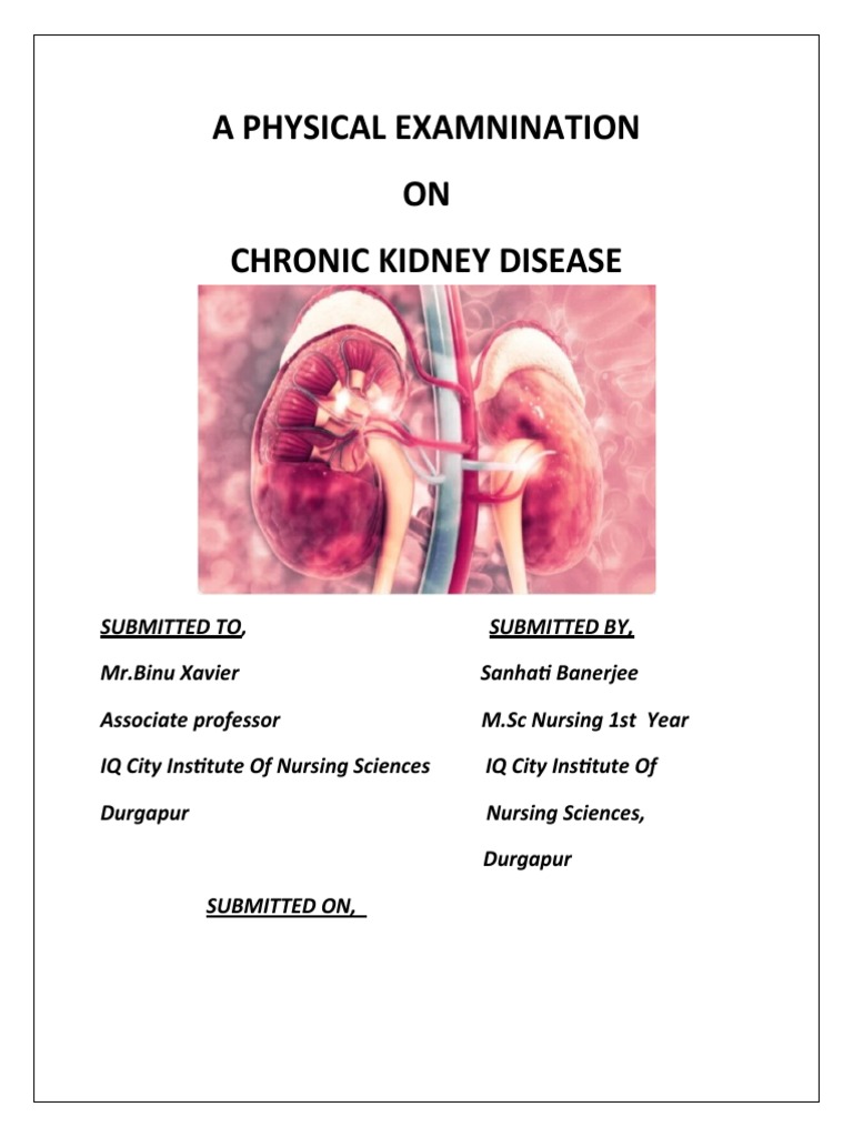 A Physical Examnination On CKD | PDF | Self-Improvement | Science ...