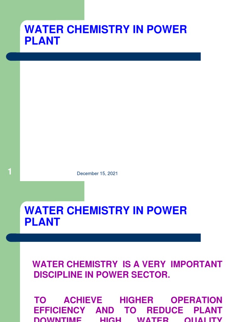 20) Chemistry-in-Power-Plant | PDF | Chemical Compounds | Physical Sciences