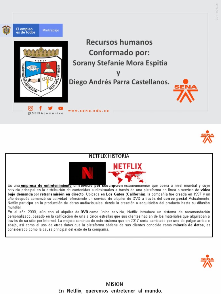 Historia y Valores de Netflix | PDF | Netflix | Streaming Media