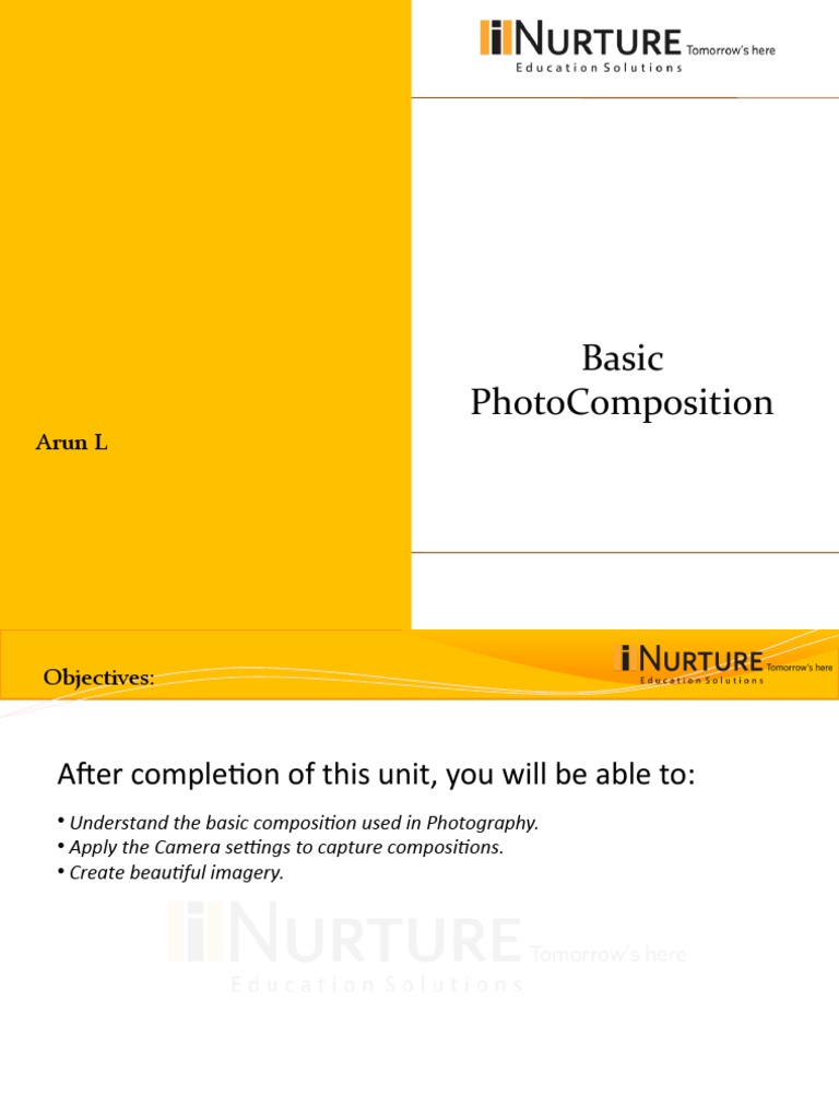Composition | PDF | Composition (Visual Arts) | Camera