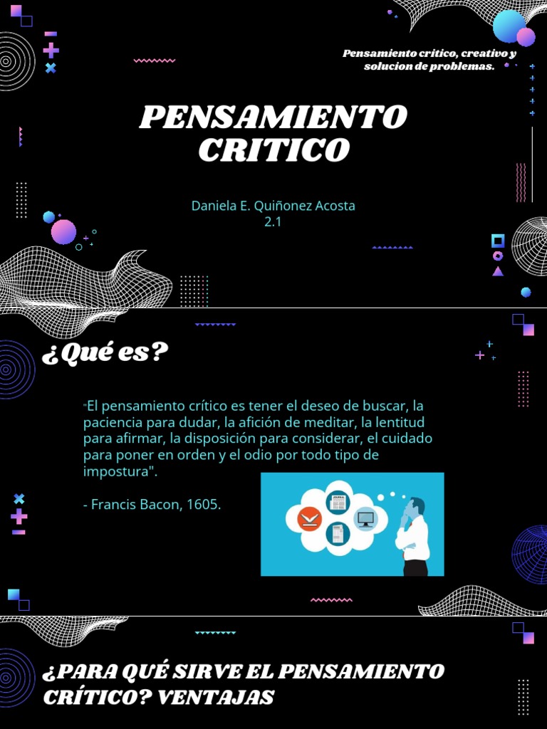 Pensamiento Critico | PDF | Pensamiento crítico | Pensamiento