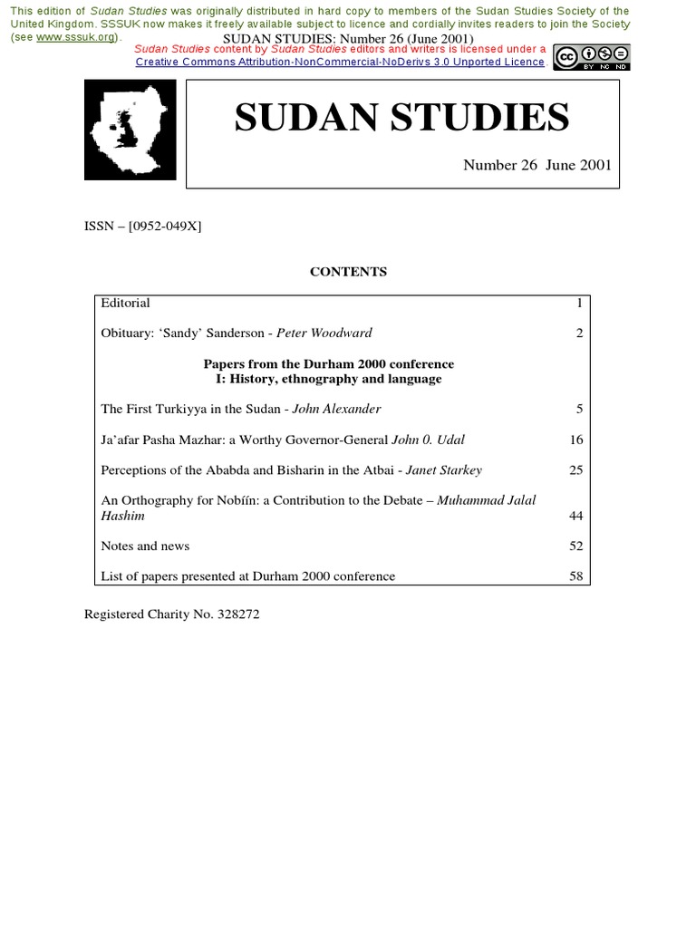 Perceptions of The Ababda and The Bishar | PDF | Sudan | Egypt