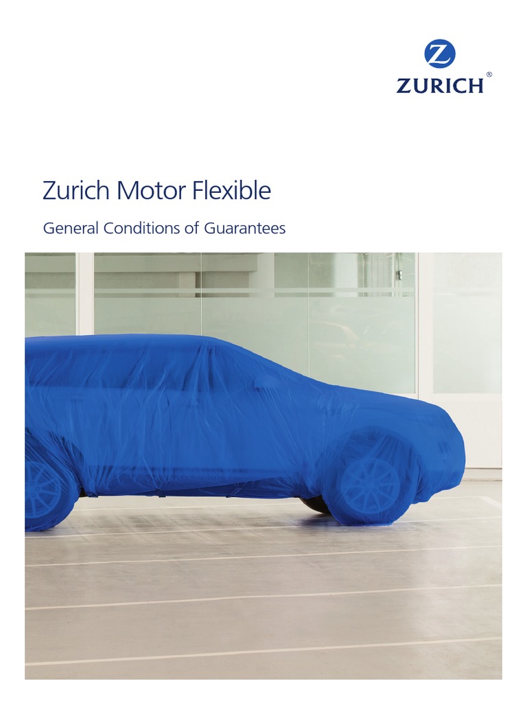 Zurich Motor Flexible Insurance Terms | PDF | Insurance | Liability ...