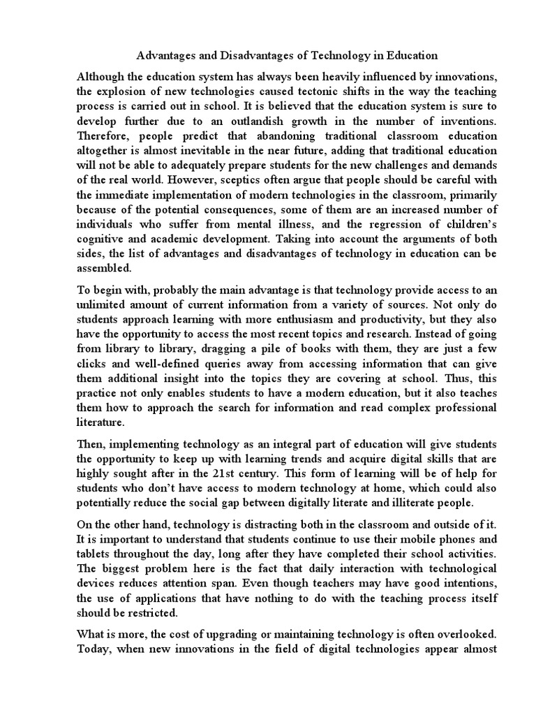 A Balanced Argument Example 1 | PDF | Literacy | Cognition