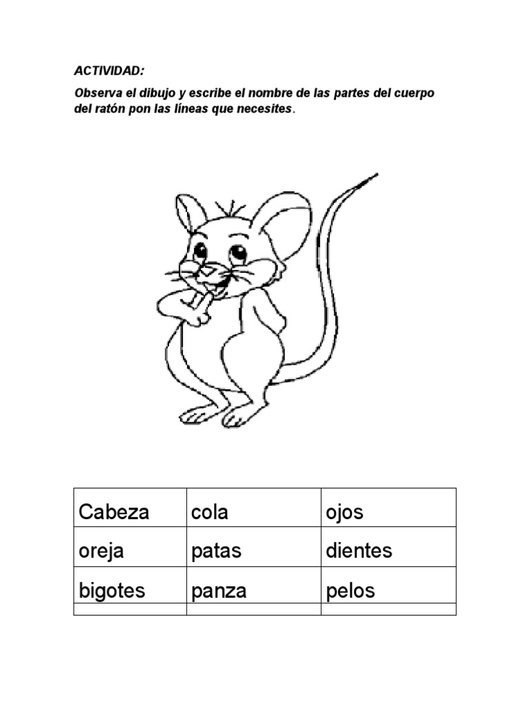 Actividad Del Ratón | PDF