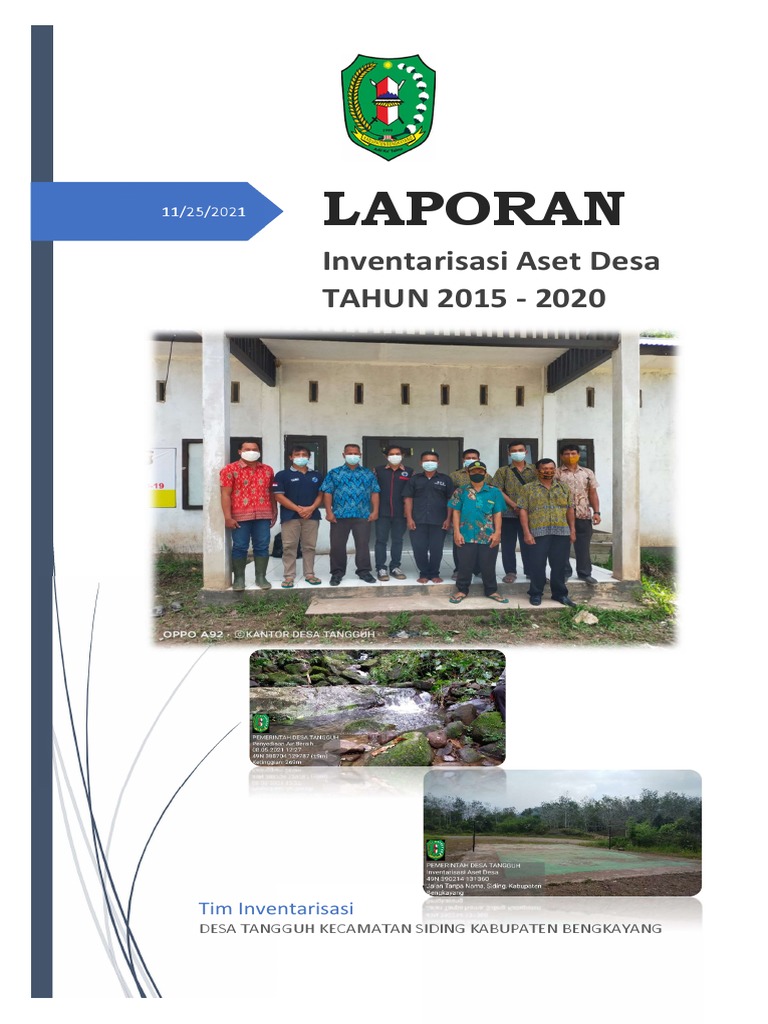 Sampul Laporan Inventarisasi Aset Desa | PDF