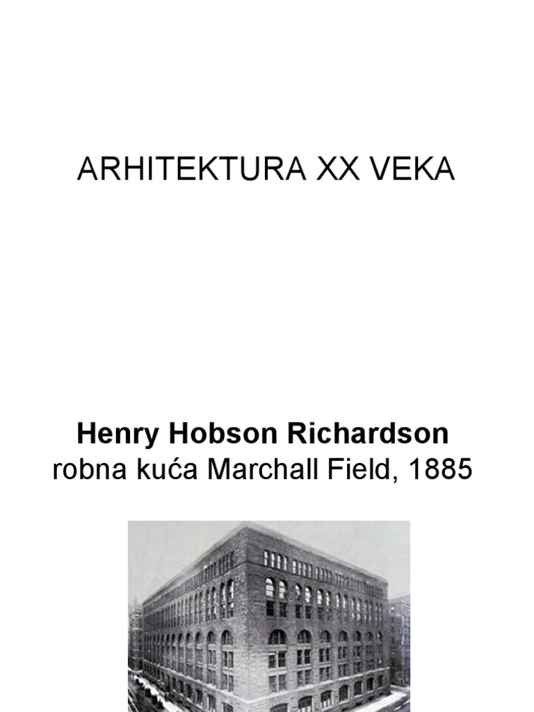 Arhitektura XX Veka | PDF