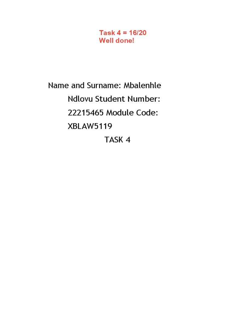 Resubmission Task 2 | PDF | Affidavit