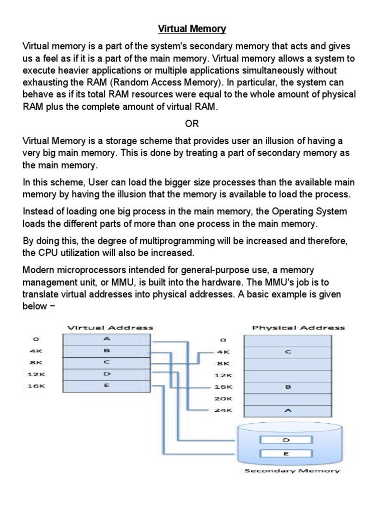 Virtual Memory Revision | PDF | Computer Data Storage | Process (Computing)