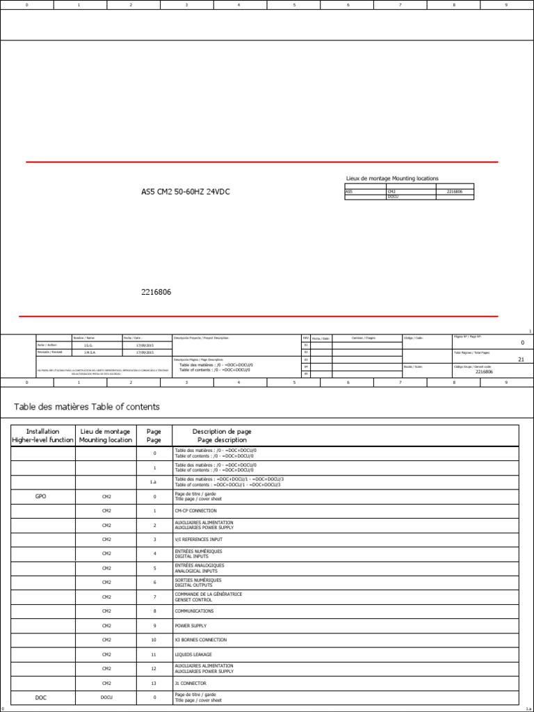 As5 CM2 50-60HZ 24VDC (FR) | PDF