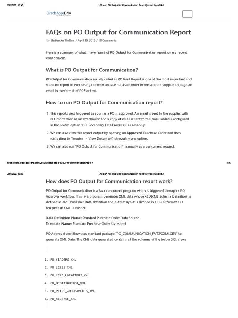 PO Output For Communication Report | PDF | Computing | Software Engineering