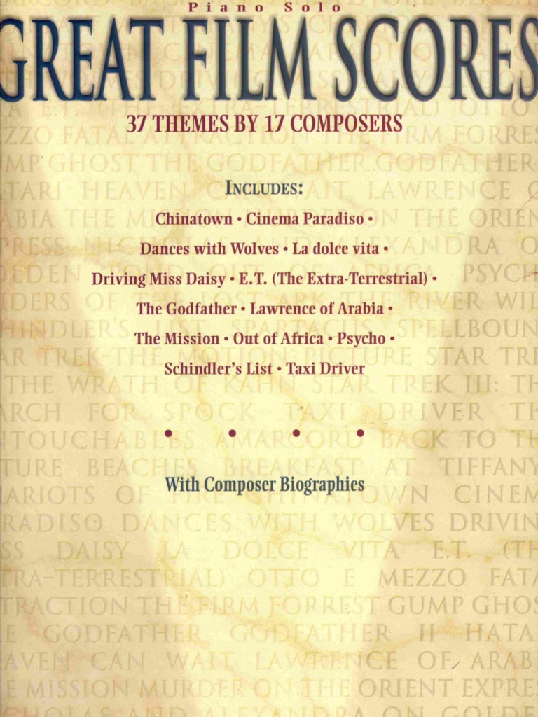 Vdoc - Pub Great Film Scores | PDF