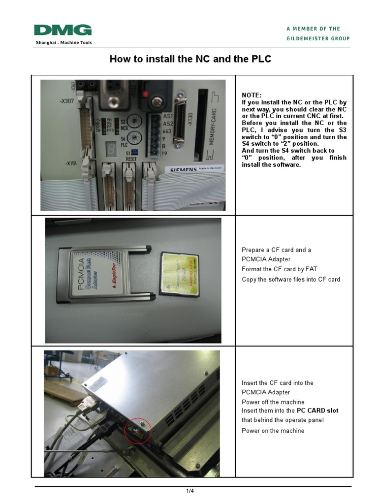 How To Install The NC PLC | PDF