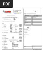 5MVA Transformer Data Sheet | PDF | Transformer | Manufactured Goods
