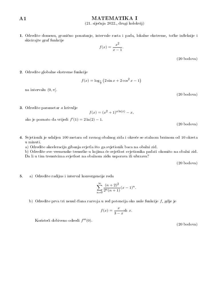 Mat1 2kol 21 01 2022 | PDF