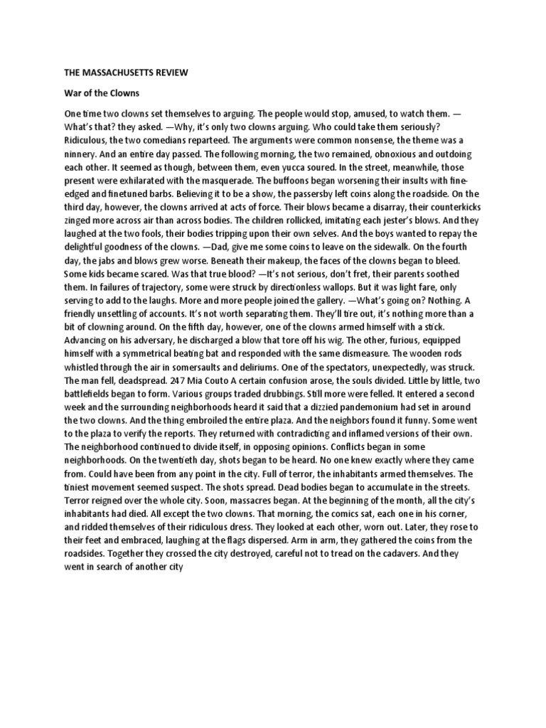 War of The Clowns | PDF | Jester