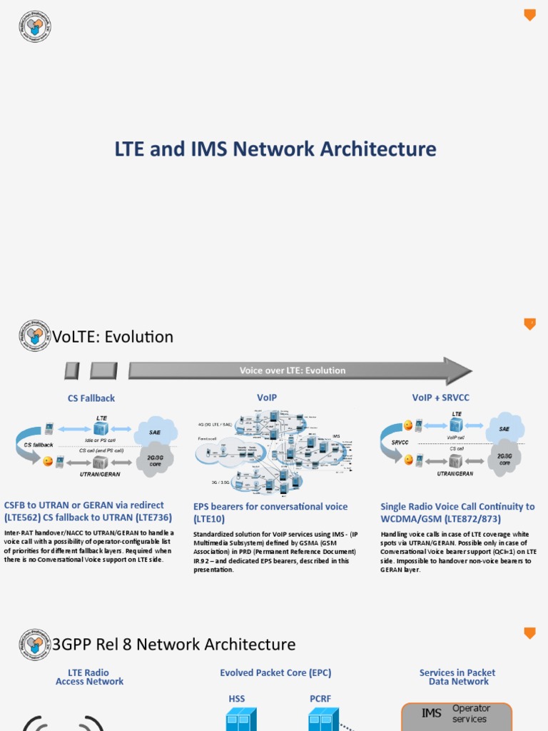 Chapter2 LTE and IMS Network Architecture | PDF | Ip Multimedia Subsystem | Internet Standards