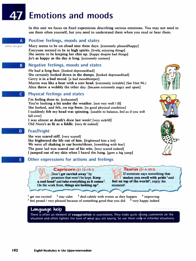 Emotions Vocab | PDF