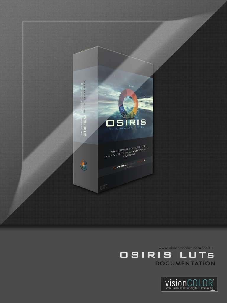 Osiris Film Emulations Documentation Pdf Film Speed Digital