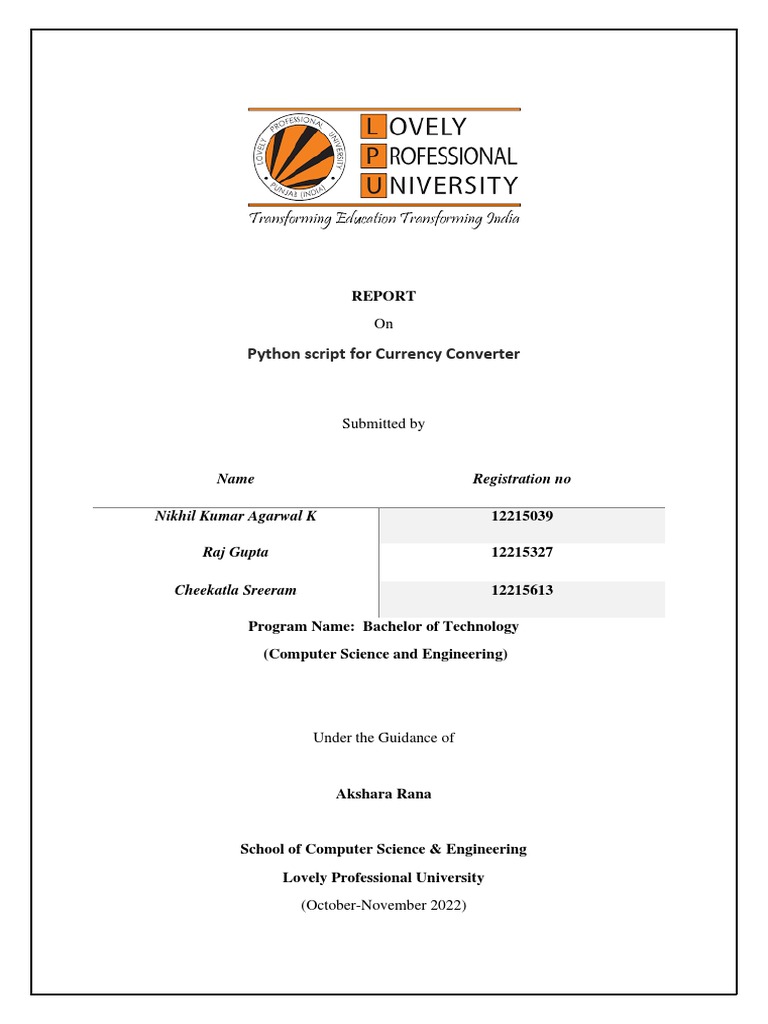 Python Currency Converter | Download Free PDF | Currency | Exchange Rate