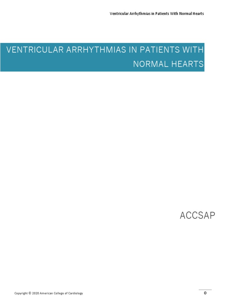 Ventricular Arrhythmia | PDF | Electrocardiography | Heart