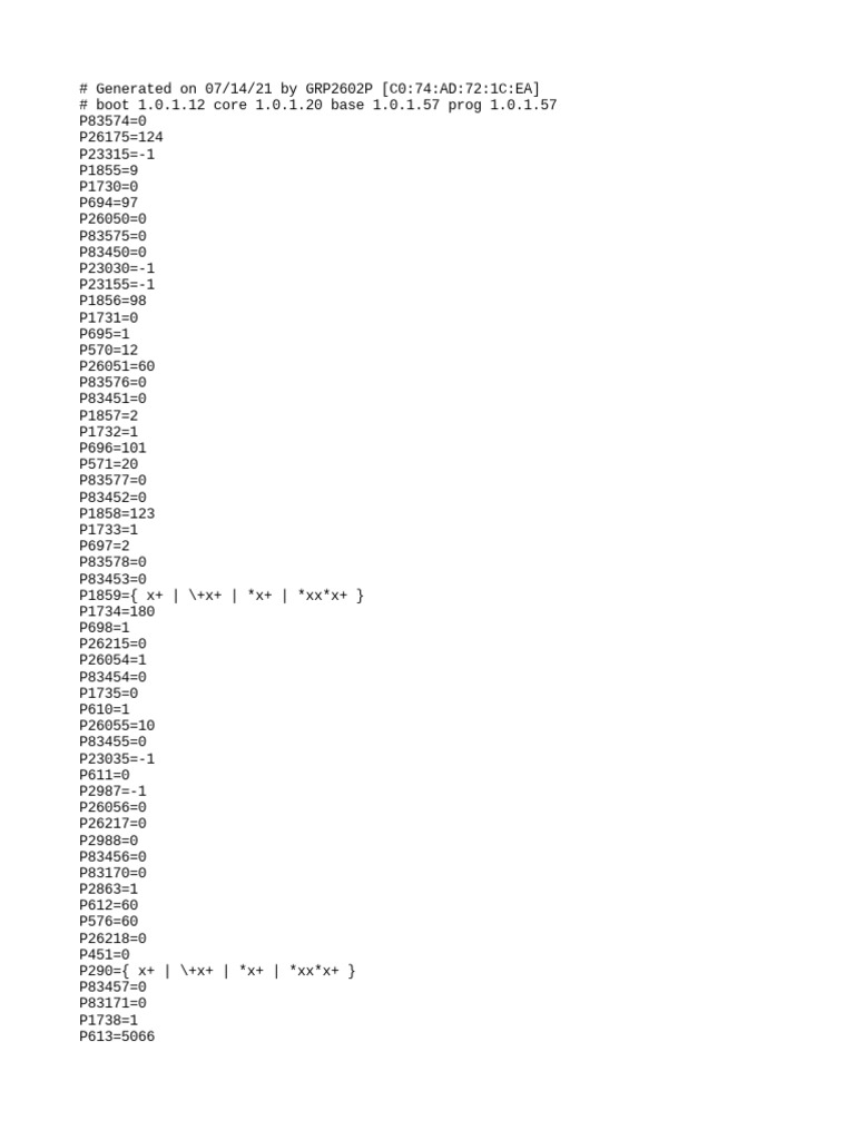User Config | PDF