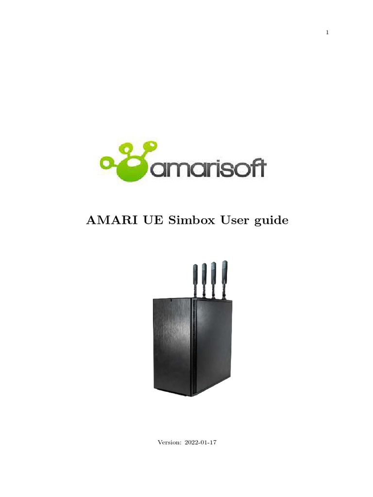 Amarisoft Ue Simbox | PDF | Web Server | Internet & Web