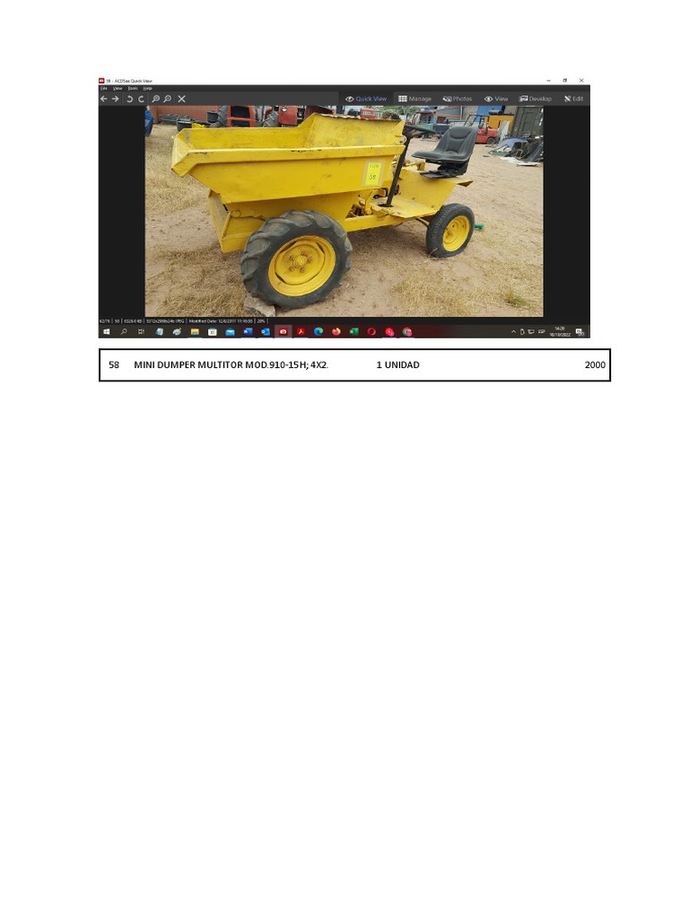 Dumper Multitor | PDF