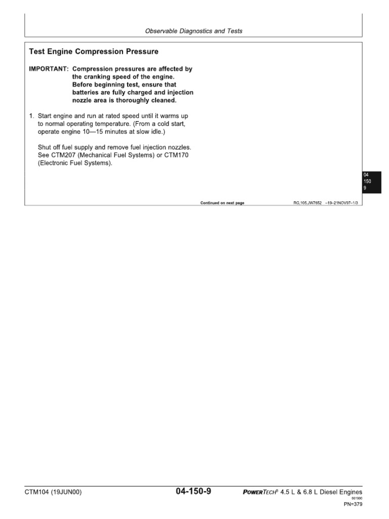 Test Compression JD 4045 6068 | PDF