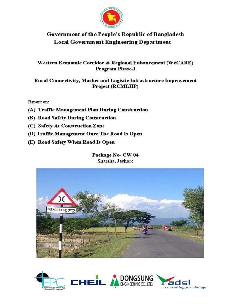 Traffic Management Plan for WeCARE Project | PDF | Traffic | Traffic ...
