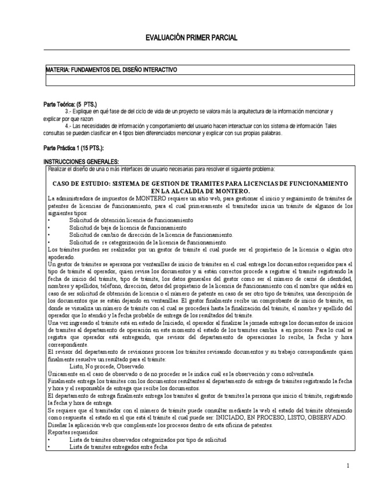Examen Primer Parcial - 15-11-2022 | PDF | Patentar | Informática Examen Primer Parcial - 15-11-2022 | PDF | Patentar | Informática